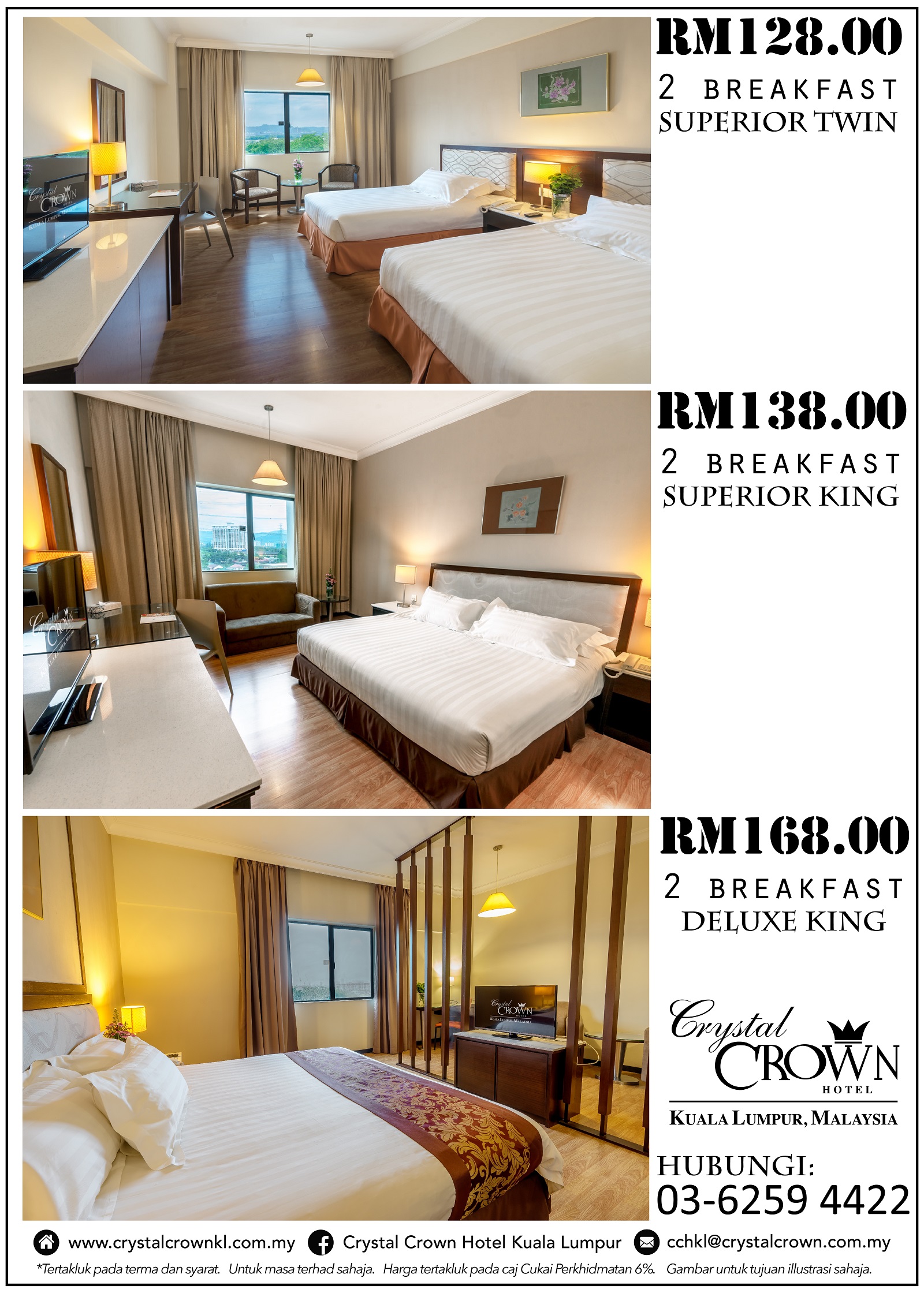 Promotions Archives - Crystal Crown Hotel Kuala Lumpur