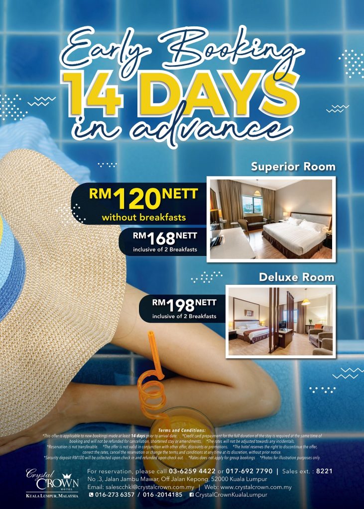 Promotions Archives - Crystal Crown Hotel Kuala Lumpur