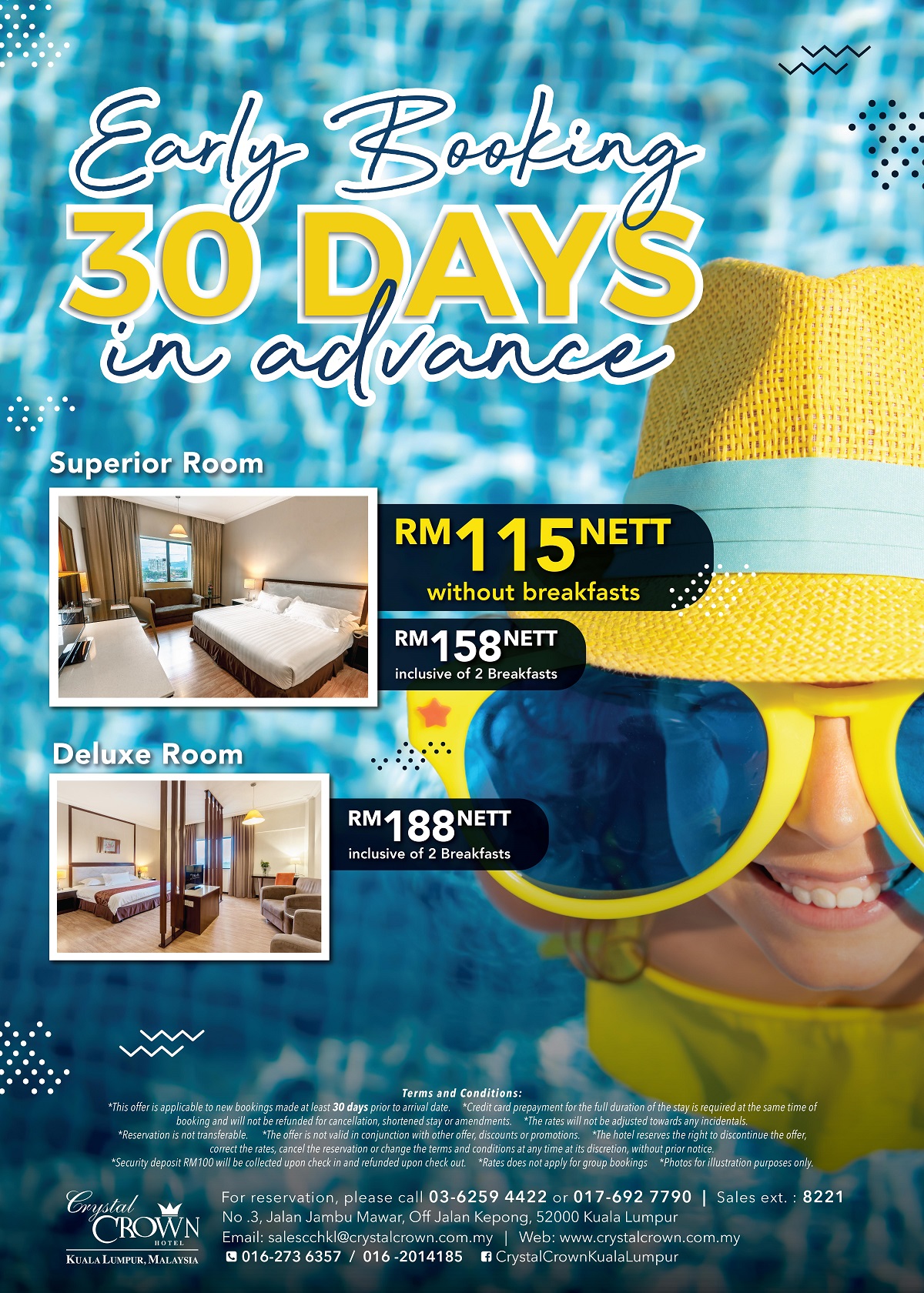 Early Booking 30 Days In Advance Crystal Crown Hotel Kuala Lumpur